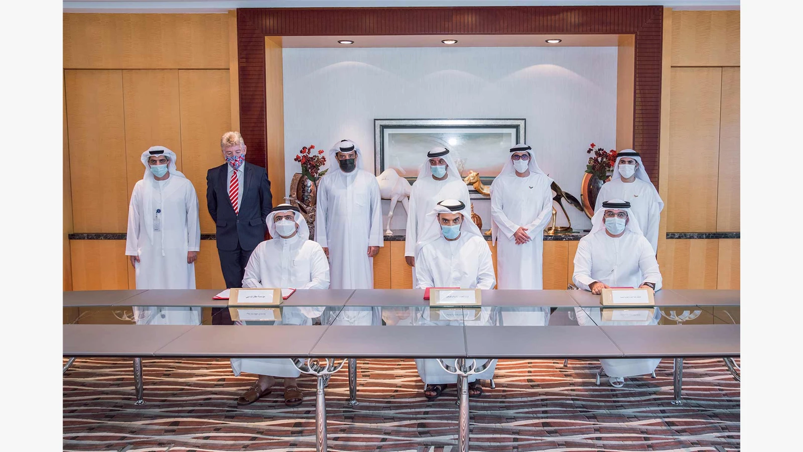 Signing of the MOU between the MOHRE, Dubai Airports Corporation...